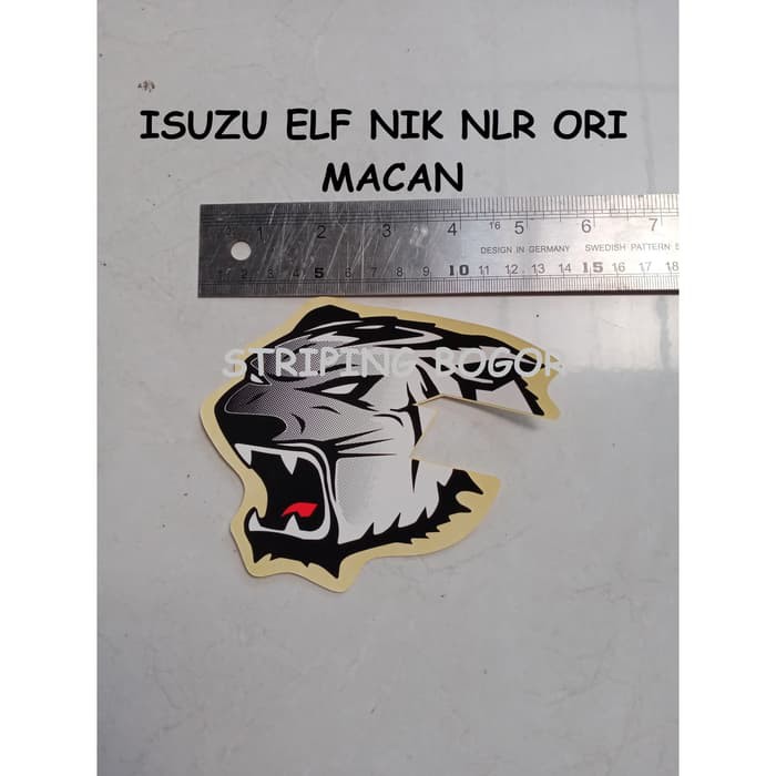 Jual Striping Stiker gambar Macan Mobil Isuzu Elf NKR NLR Ori ...