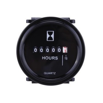Jual Hour Meter 12-36 volt Track Time Gauge Tractor Boat Engine ...