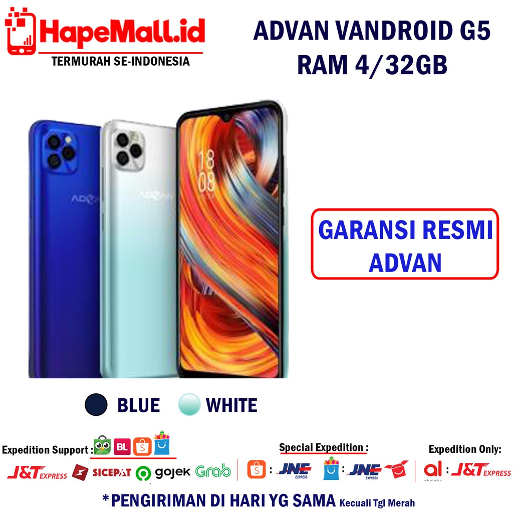 Jual ADVAN VANDROID G5 RAM 4/32GB GARANSI RESMI ADVAN INDONESIA ...