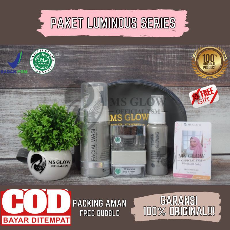 Jual MS GLOW LUMINOUS PAKET SERIES PENGHILANG BEKAS JERAWAT ORIGINAL BY ...
