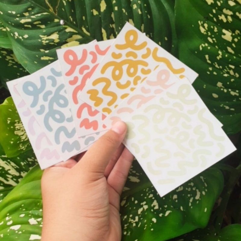 Jual stiker aesthetic stiker CONFETTI stiker panah stiker lucu | Shopee ...