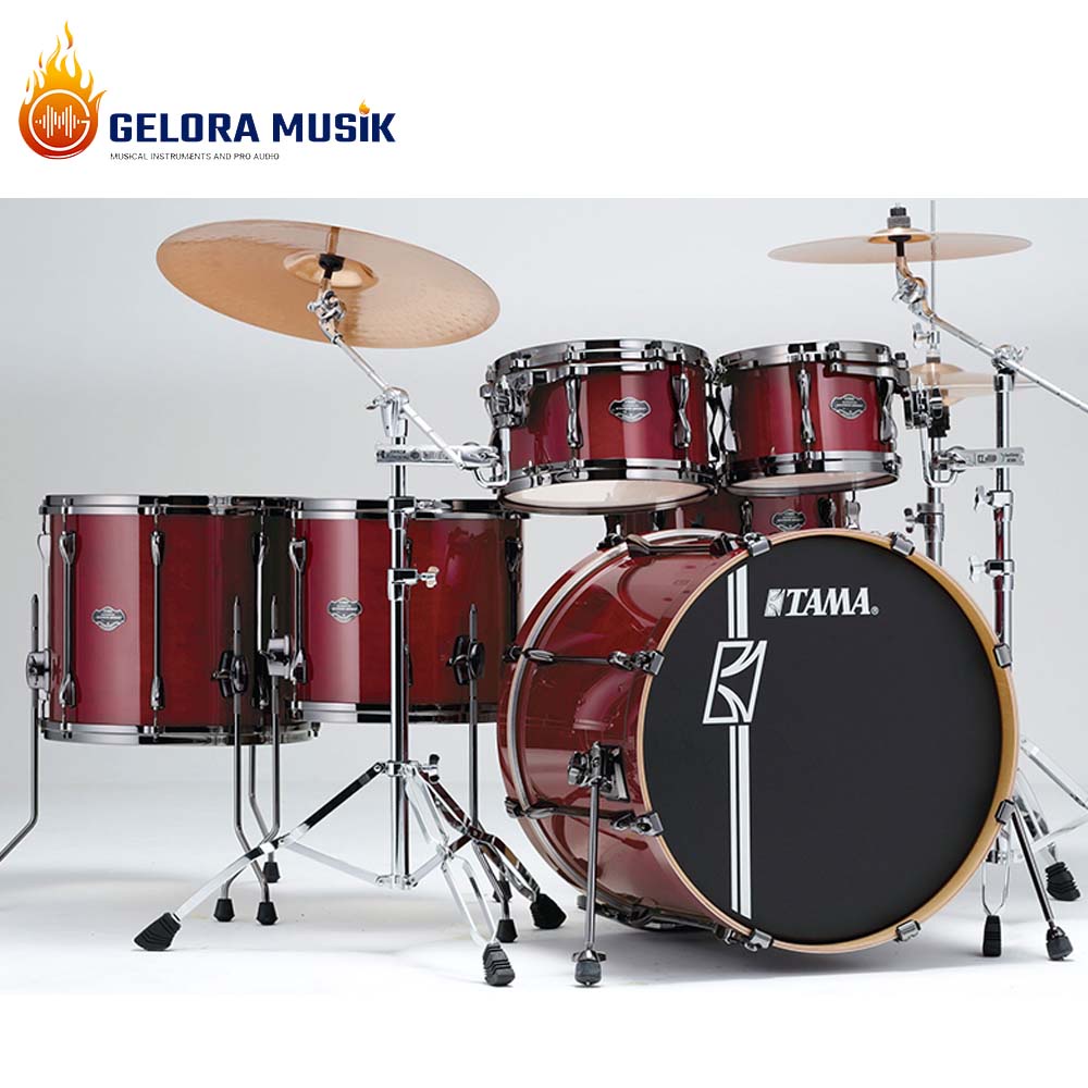Jual Drum Set Tama Superstar Hyperdrive Maple Lacquer 6pc ML62HZBNS ...