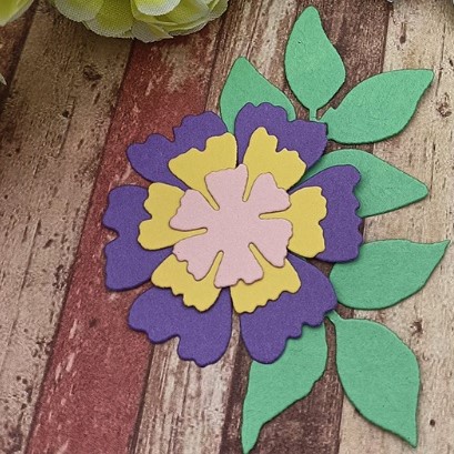 Jual Bentuk Bunga #168B Scrapbook Papercut Paper craft Kerajinan kertas ...