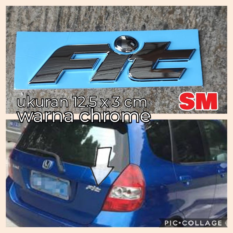 Jual emblem tulisan FIT emblem honda jazz GD3 versi jdm | Shopee Indonesia