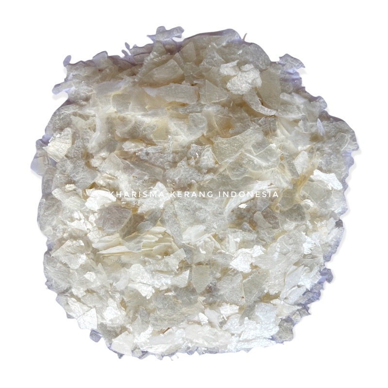 Jual SEA SHELL FLAKES CAPIZ SHELL FLAKES SERPIHAN KERANG CAPIZ SEA ...