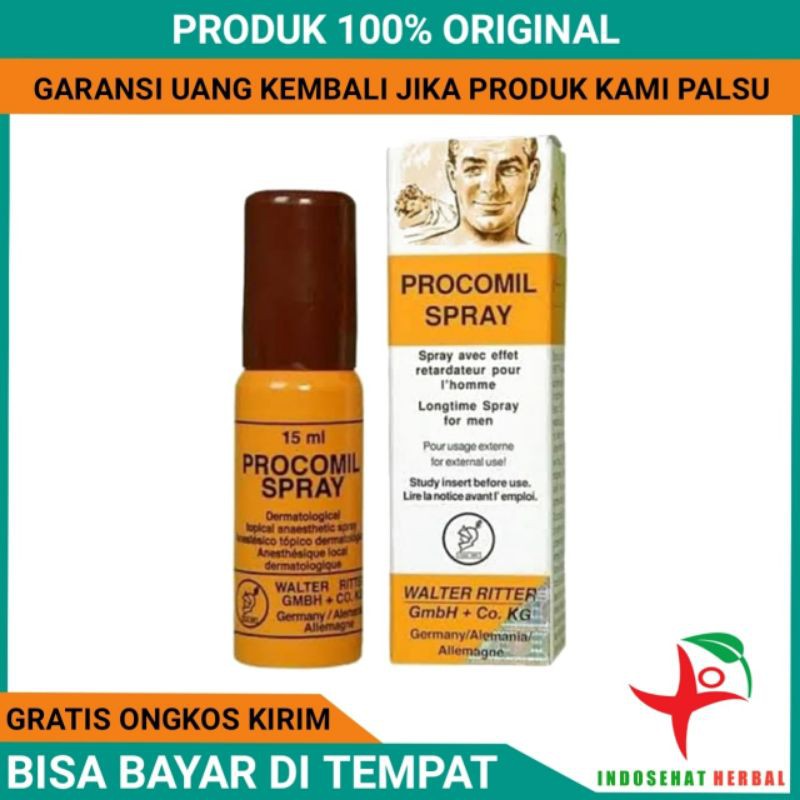 Jual PROMO !!! PROCOMIL SPRAY ASLI ORIGINAL GERMANY OBAT SEMPROT PRIA ...