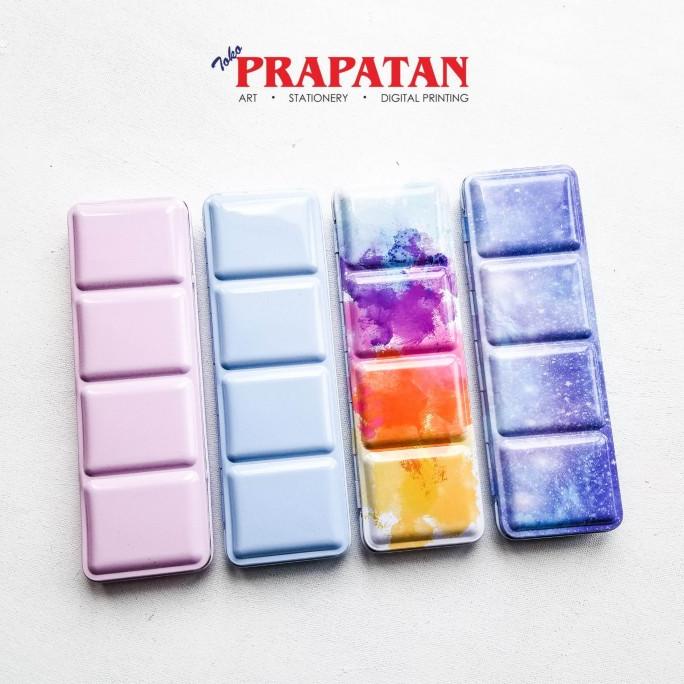Jual Art Kreation Watercolor Empty Half Pan Tin Box 24c | Shopee Indonesia