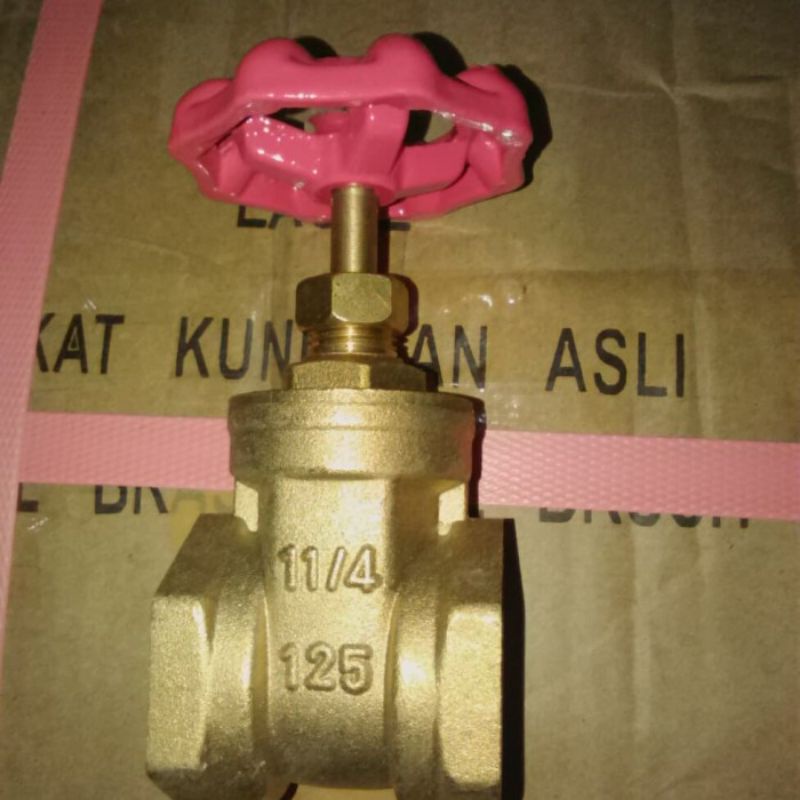 Jual Stop Kran Gate Valve 1-1/4" 1,25" | Shopee Indonesia