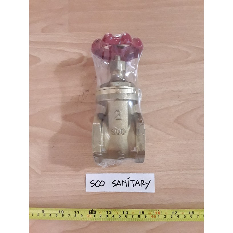Jual Jual Stopkran 2 Onda Stop kran puter 2 Gate Valve onda 2 kuningan FH (Stock Tinggal Sedikit ...