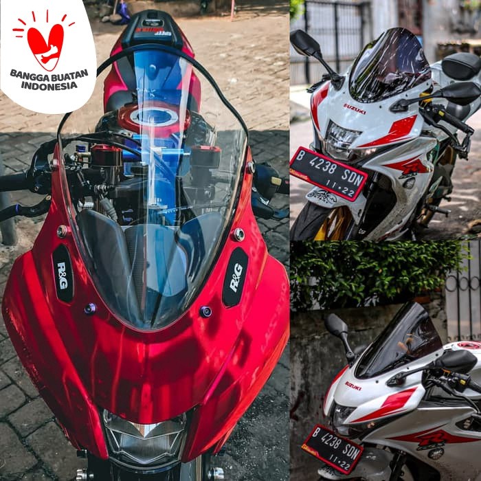 Jual MIKA WINDSHIELD GSX MODEL MRA GSX 150 VISOR GSX150 MRA | Shopee ...