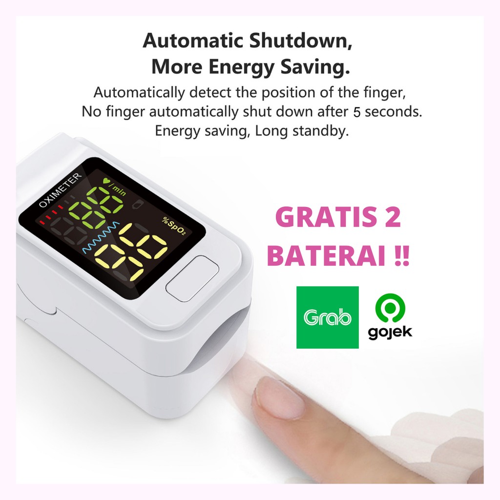 Jual OXYMETER Oksimetri OM98 Spo2 Pulse Oxymetri Oximetri Spo2 Alat Cek ...