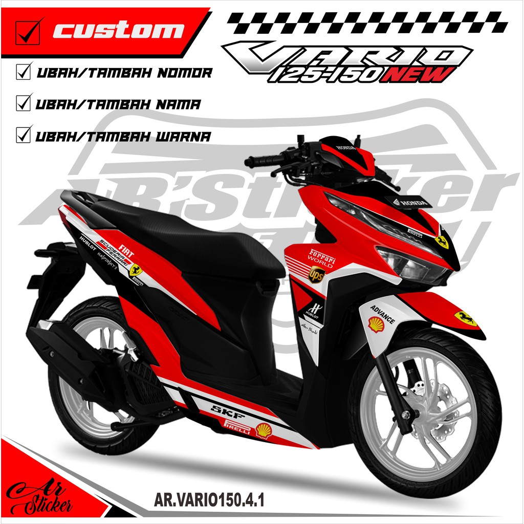 Jual Decal Sticker Honda Vario 125-150 All New Full body-Stiker Honda ...
