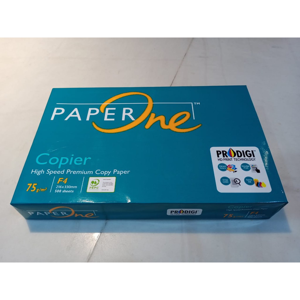 Jual PAPER ONE HVS F4 (75 GSM) | Shopee Indonesia
