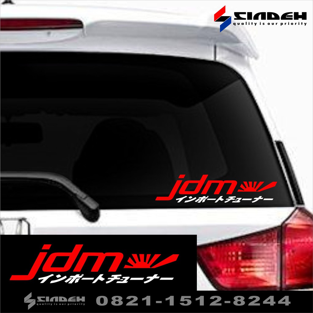 Jual Cutting Sticker Mobil Jdm Kanji Stiker Mobil Keren Stiker Kaca