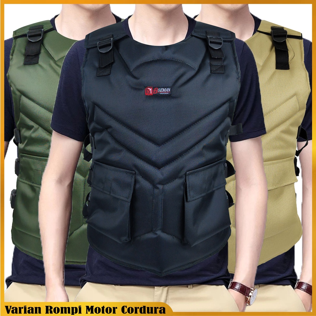 Jual Rompi Motor Touring/Biker Bahan Cordura Premium Body Protector ...