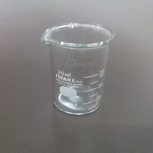 Jual BEAKER GLASS 30ML IWAKI PYREX GELAS KIMIA GELAS PIALA 30 ML Ready ...