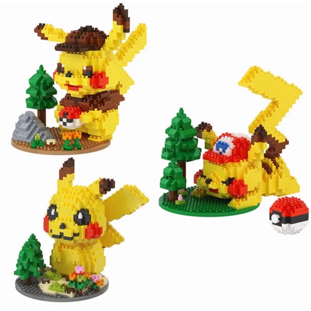 Jual Nano Block / Balok / Blok / Bricks Pikachu Edition | Shopee Indonesia