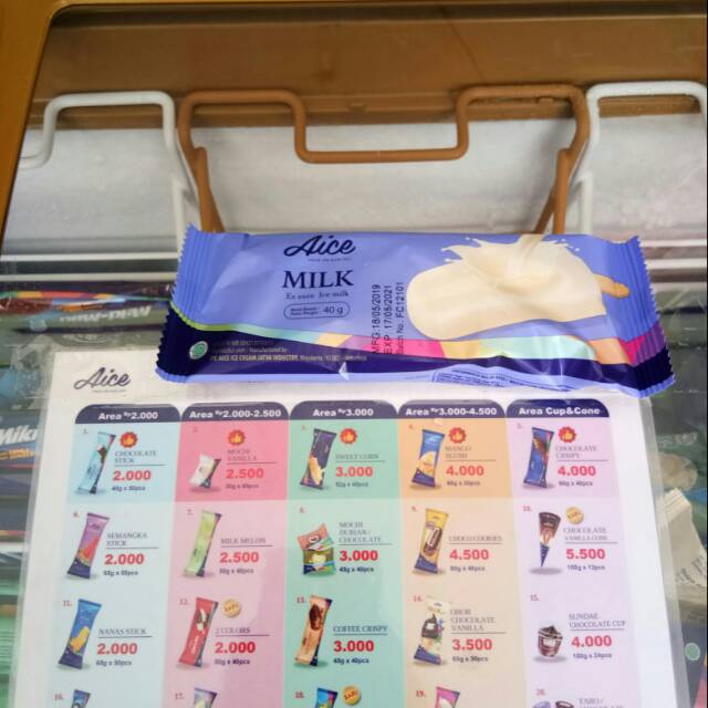 Jual Aice Ice Cream Milk Stick(@KFF) | Shopee Indonesia