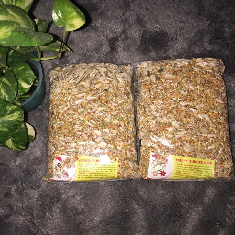Jual GOLDEN HAMSTER FOOD KEMASAN 1kg/MAKANAN RACIKAN HAMSTER 1kg ...