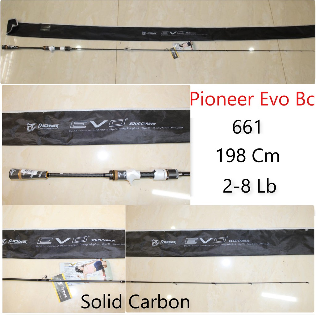 Jual Joran BC UL PIONEER EVO 198 CM (One Piece) Solid Carbon | Shopee Indonesia