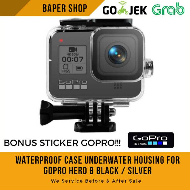Jual Waterproof Gopro Hero 8 Black Case Go Pro 8 Housing Hero 8 Underwater Casing Hero8 Gopro8 ...