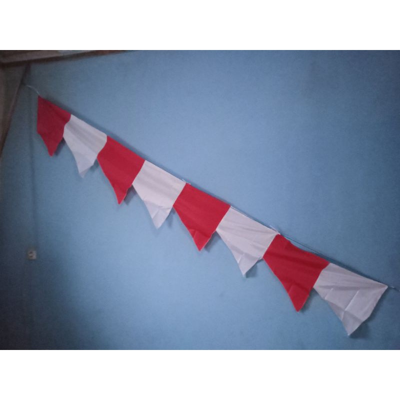 Jual Bendera Umbul umbul Merah Putih Polos/ Garuda,8 Mata Gergaji | Shopee Indonesia