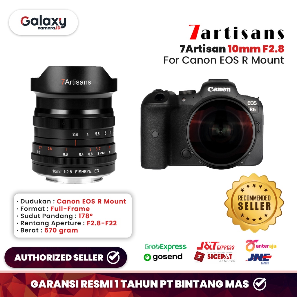 Jual Lensa 7Artisans 10mm F2.8 For Canon EOS R Mount | Shopee Indonesia
