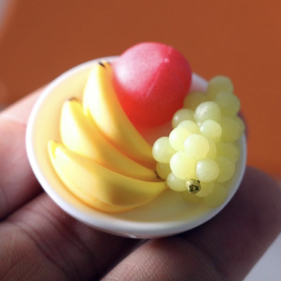 Jual Miniatur Piring Buah-buahan Skala 1:12 - Miniature Fruits Platter ...