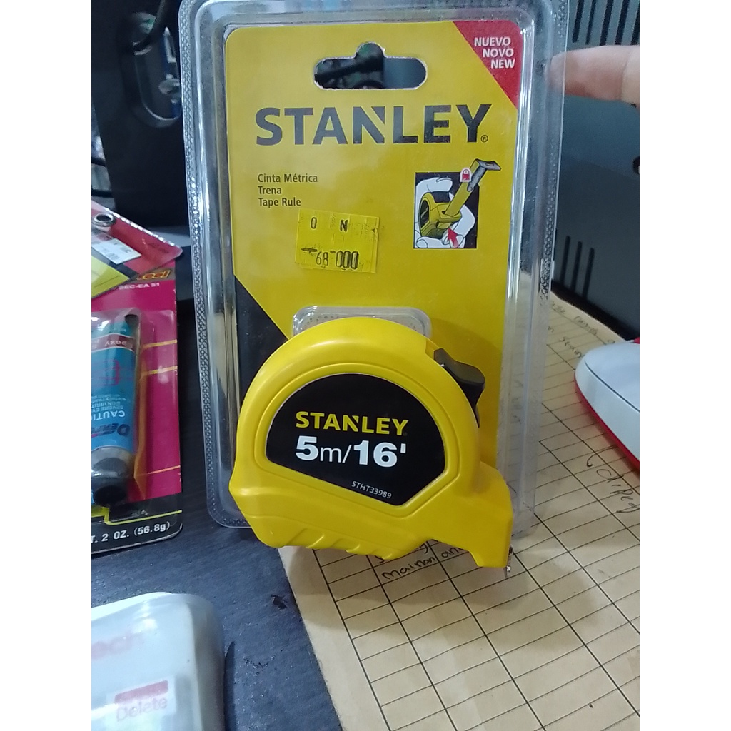 Jual METERAN 5 METER STANLEY STHT 33989 BASIC TAPE RULES | Shopee Indonesia