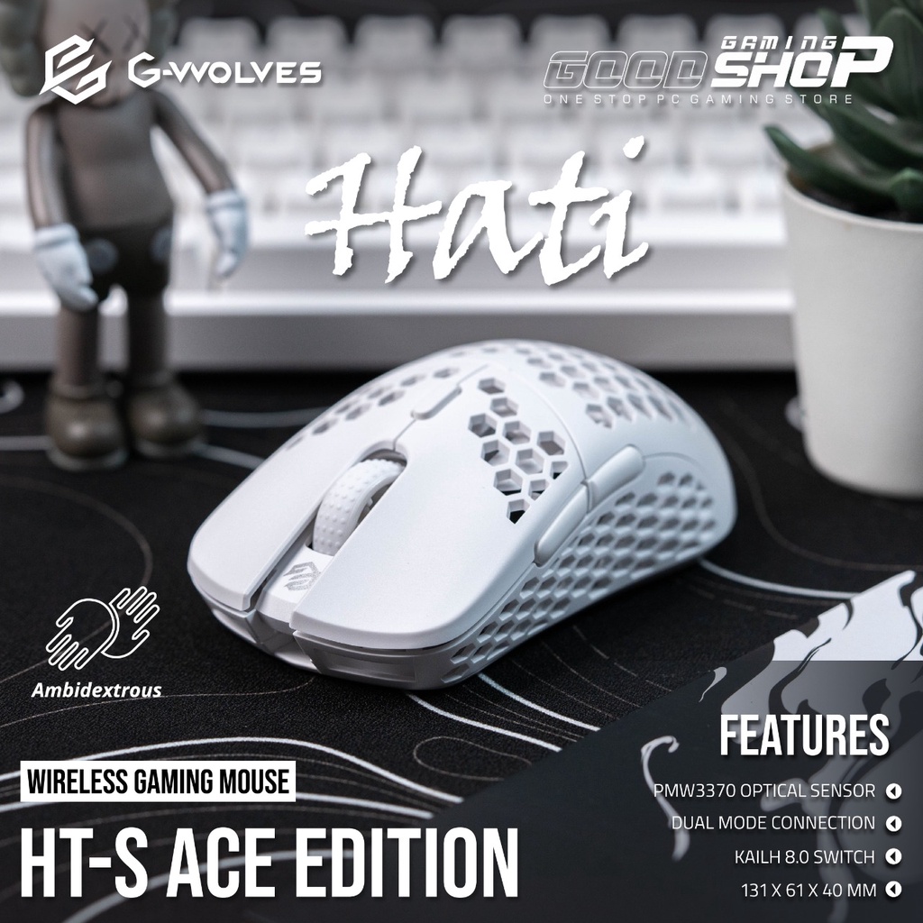 Jual Gwolves HT-S ACE Wireless - Gaming Mouse | Shopee Indonesia