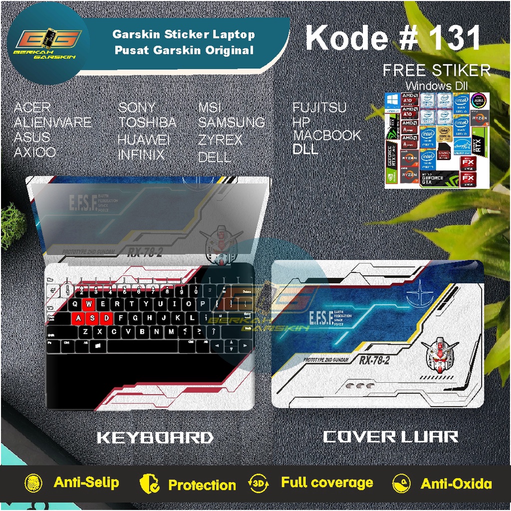 Jual Garskin all laptop Fullbody Kode # 131-150,Asus,Lenovo,Dell,Axio ...