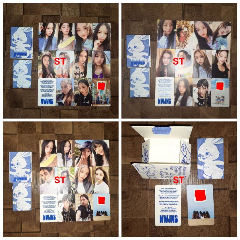 Jual Sharing Photocard Album New Jeans Weverse Version Set A B C Minji Hanni Danielle Haerin ...