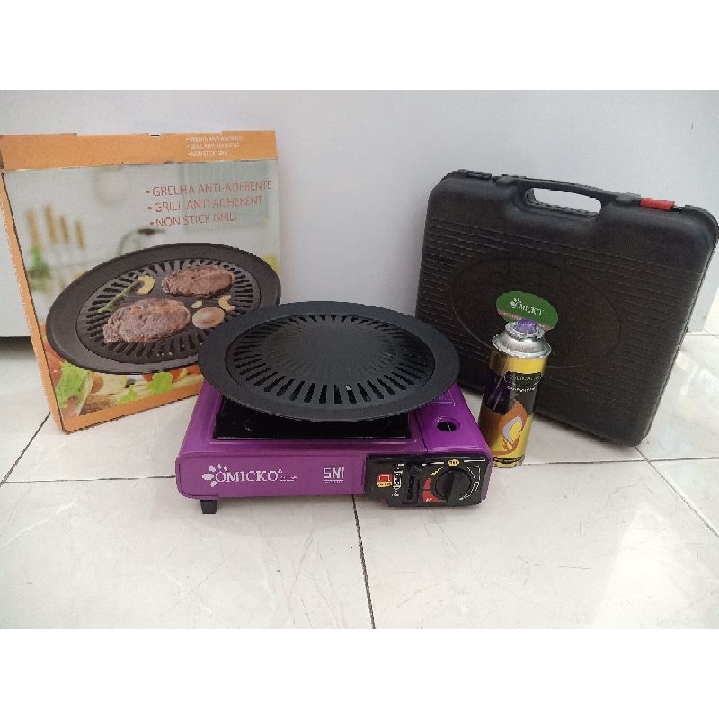 Jual PAKET BARBEQUE SET KOMPOR PORTABLE ULTRA GRILL- PAKET BBQ SET ...