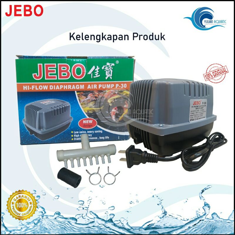 Jual Jebo P-30 P30 Pompa Udara Oksigen Ikan Aerator Air Pump Blower ...