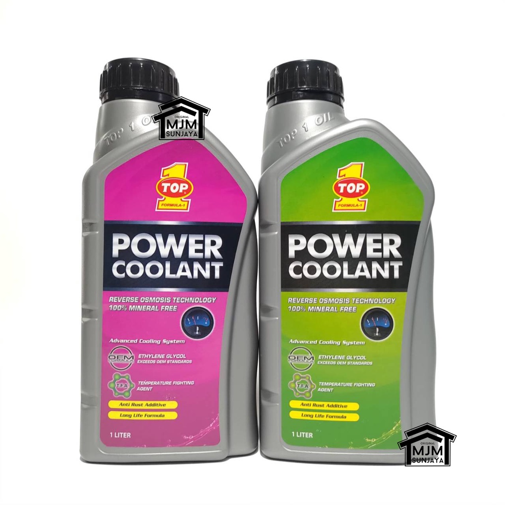 Jual AIR RADIATOR TOP 1 ONE POWER COOLANT HIJAU MERAH MOBIL MOTOR 1 ...