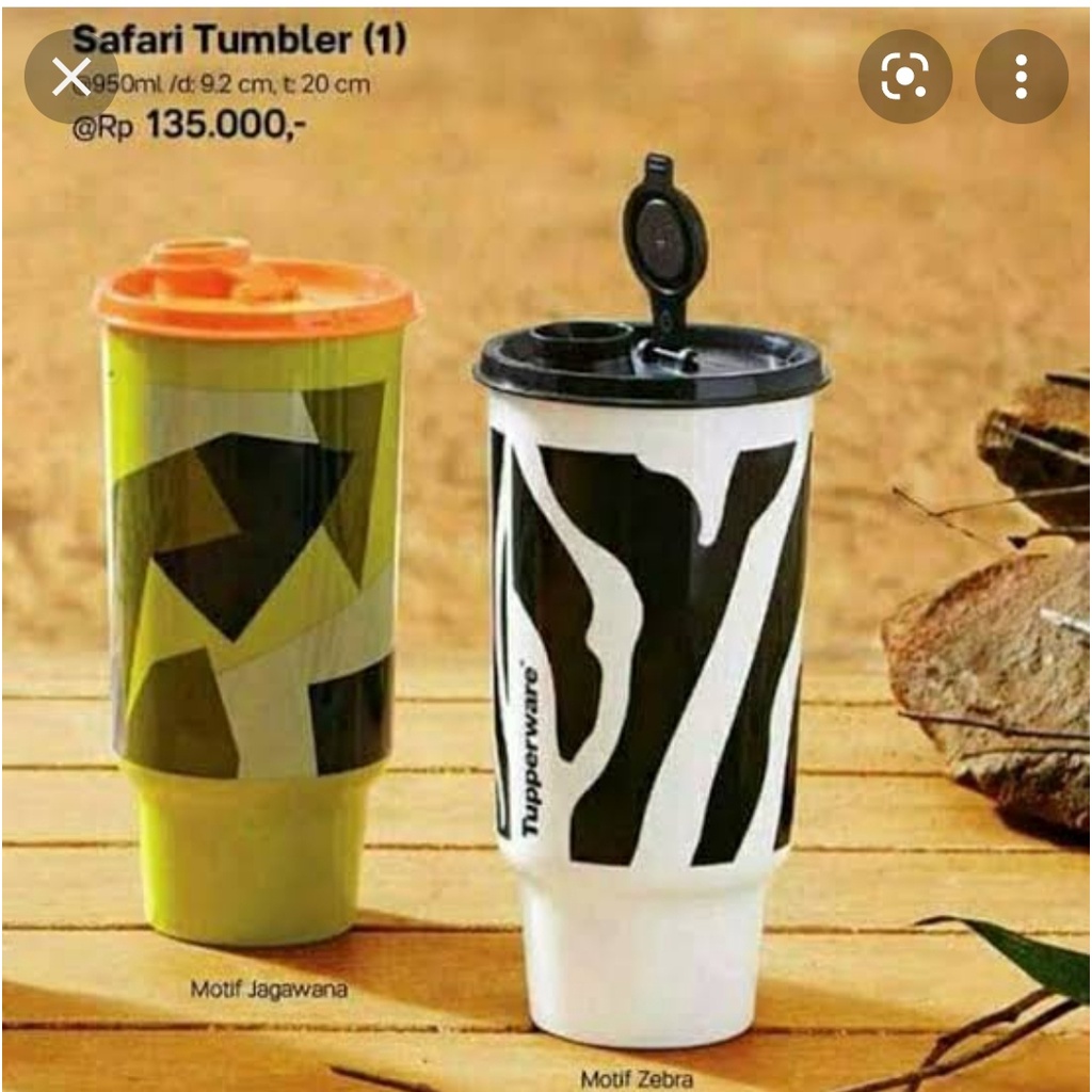 Jual Tupperware Safari Tumbler (botol air minum / tumblr) | Shopee ...