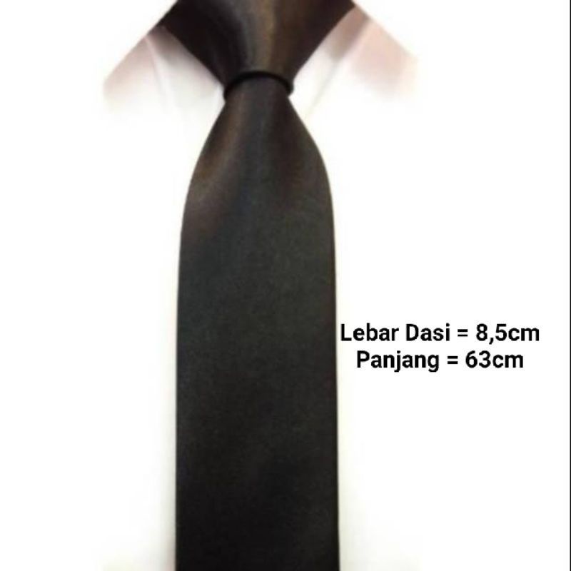 Jual Dasi Hitam Polos Dasi Kerja Dasi Sekolah Dasi Ospek Dasi Magang ...