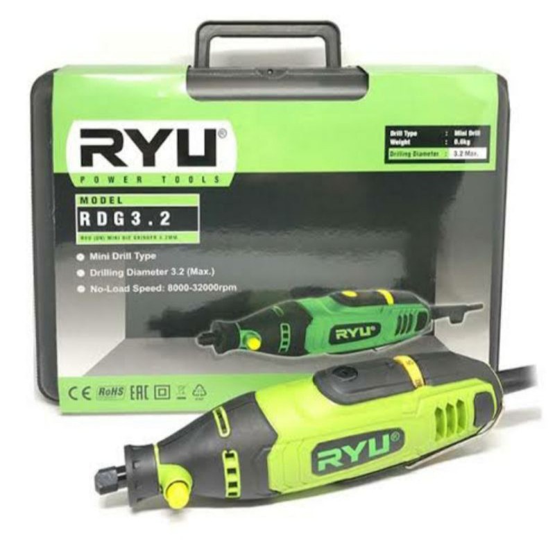 Jual RYU MINI DIE GRINDER RDG 3.2 / GERINDA MINI RYU | Shopee Indonesia