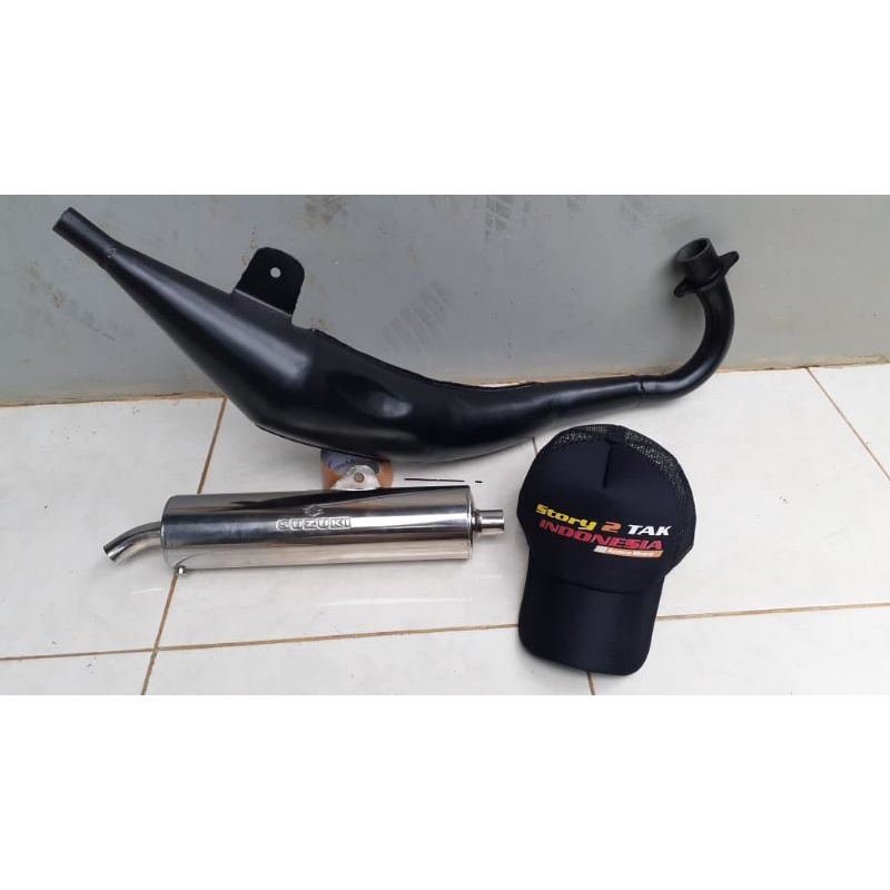 Jual KNALPOT STANDAR RACING MODEL ORIGINAL SUZUKI RGR | Shopee Indonesia