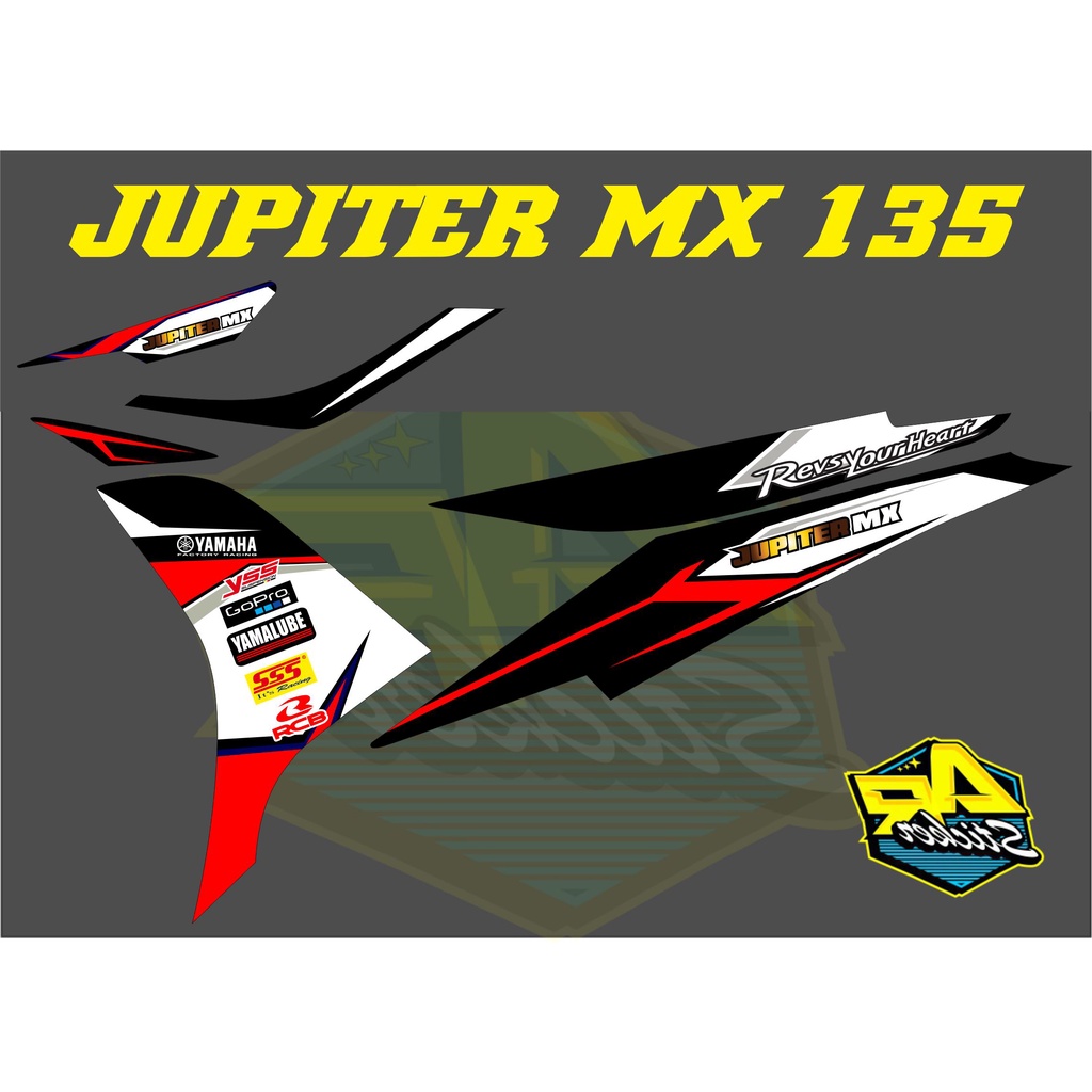 Jual Striping Jupiter Mx 135 Striping Mx New Sticker Jupiter Mx ...