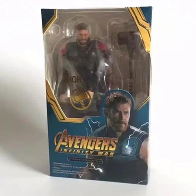 Jual SHF Figuarts Marvel Avengers Infinity Wars Thor God Thunder Figure ...