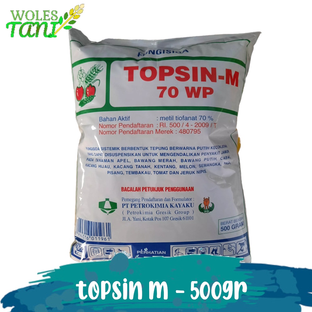 Jual Topsin M 500 Gram Topsida Fungisida Blast Daun | Shopee Indonesia