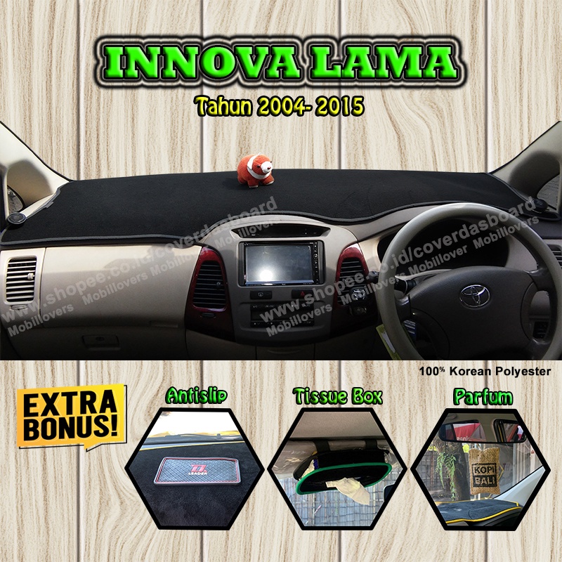 Jual Cover Dashboard Innova Alas Dasbor Mobil Innova Hiasan Dashboard ...