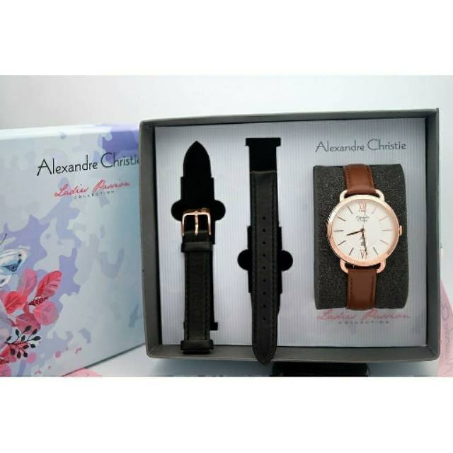 Jual Jam Tangan Alexandre Christie Set 2674 Original | Shopee Indonesia