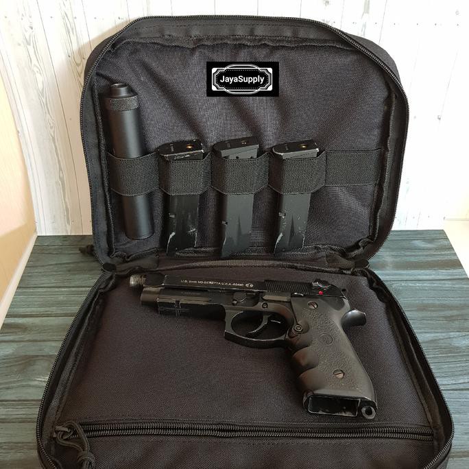Jual BARANG BARU Tas Pistol Hand Gun Bag AA IPSC Range Case Glock ...