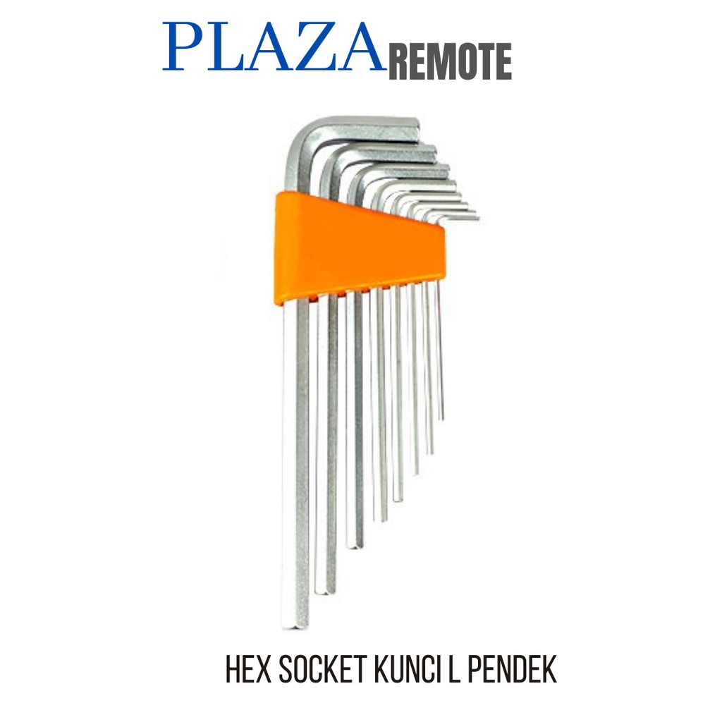 Jual KUNCI L HEX SOCKET KEY ALLEN SET 1.5 - 6 MM 8 PC | Shopee Indonesia