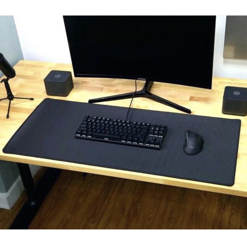 Jual Mousepad Import Polos XL Gaming Keyboard Mouse Kerja Kantor Kuliah ...