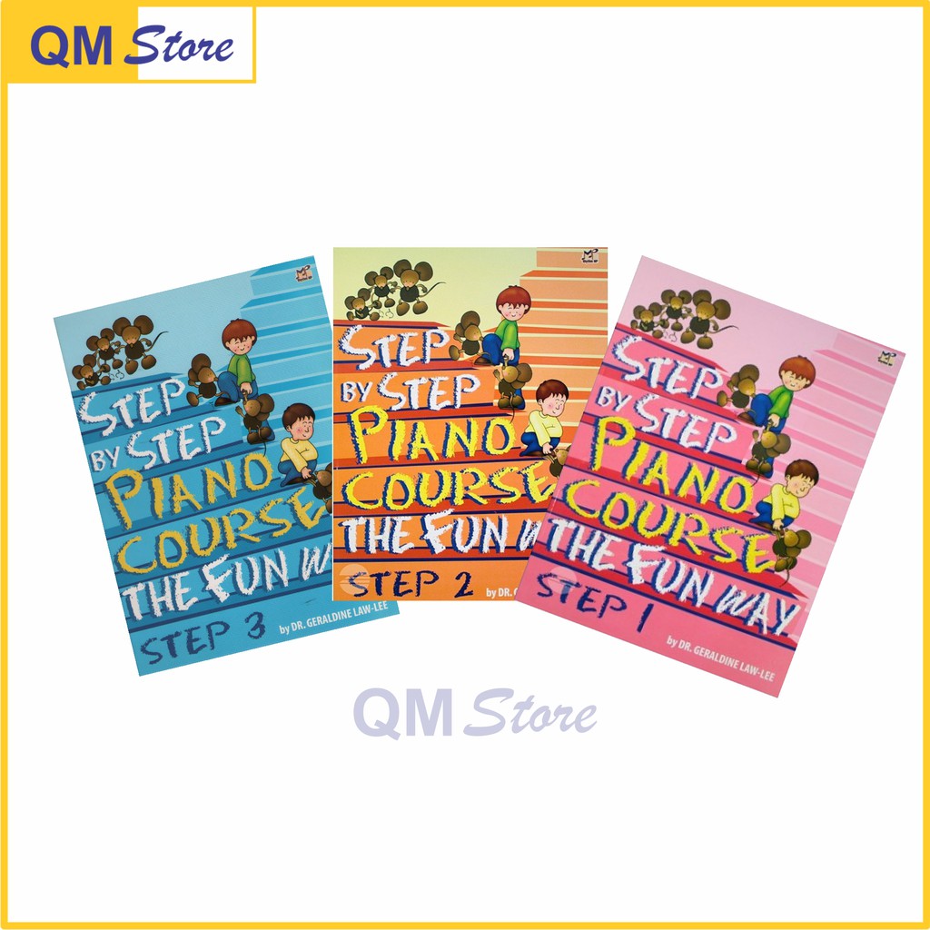 Jual Buku Piano Step By Step the Fun Way book 1, 2, 3, 4 (Buku Musik ...