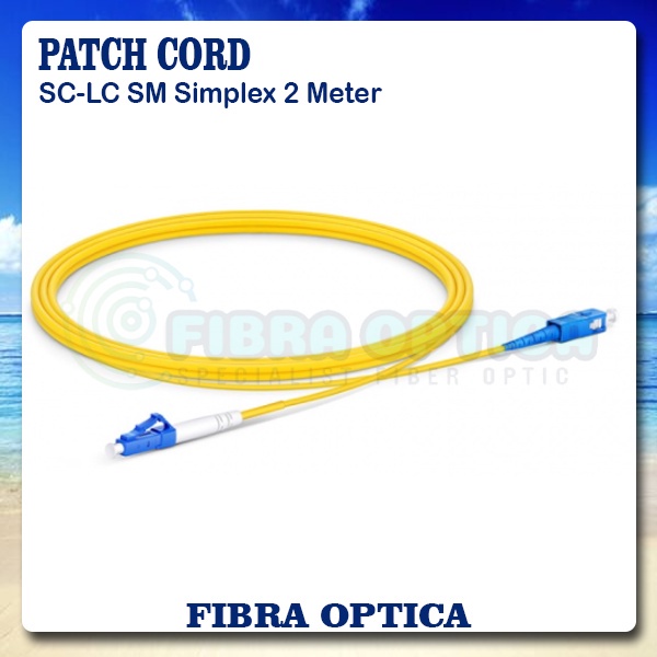 Jual Patch Cord SC-LC SM 2m | Fiber Optic SC/UPC-LC/UPC Single Mode Simplex 2 Meter | Shopee ...