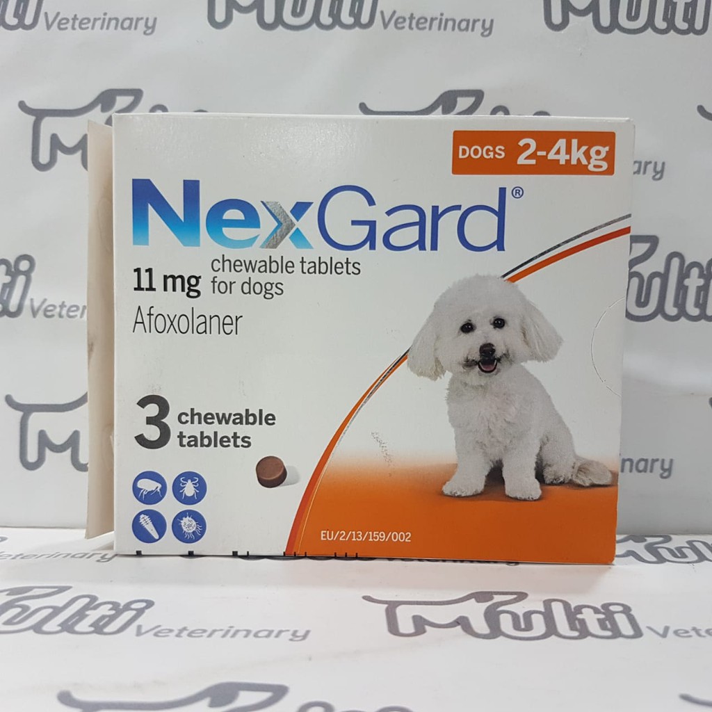 Jual NEXGARD 2-4KG Obat Kutu dan Demodex Anjing | Shopee Indonesia